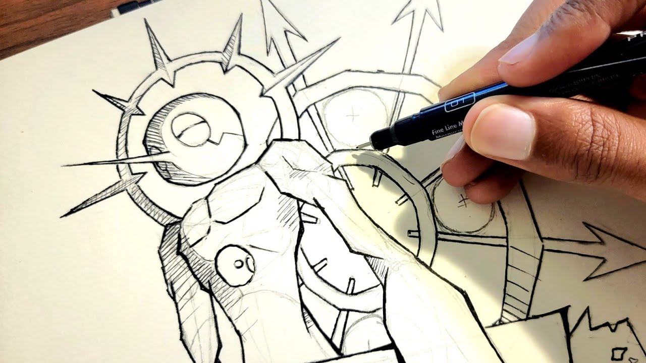 I made The Sun into a Character - Inktober - "Sun" - YouTube