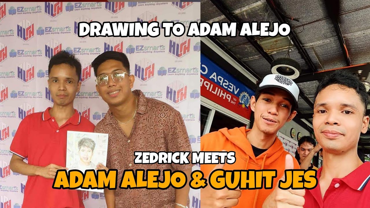 Adam Alejo & Guhit Jes in Manila | Drawing | Zedrick Jon Mariano - YouTube