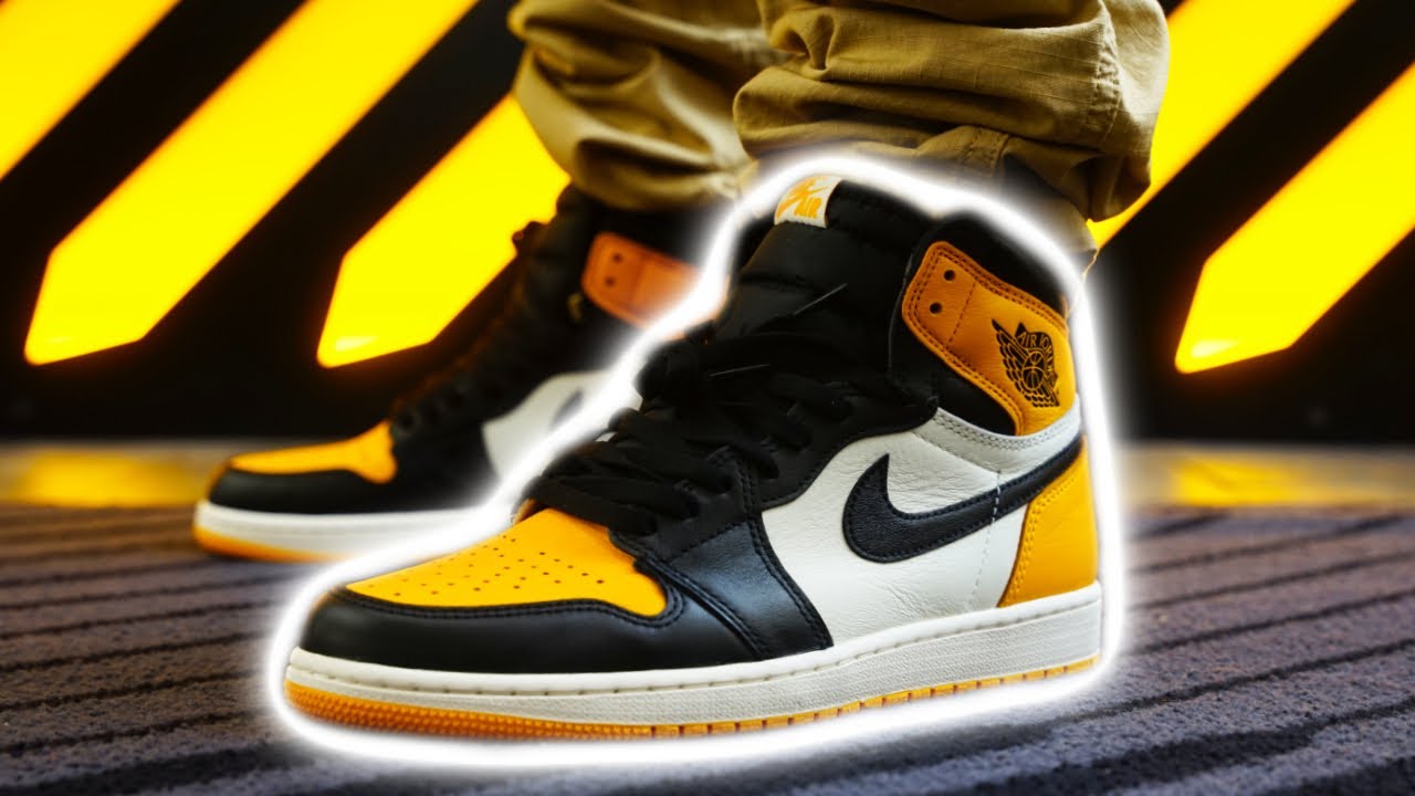 Air Jordan 1 High Yellow Toe | Spike Review - YouTube