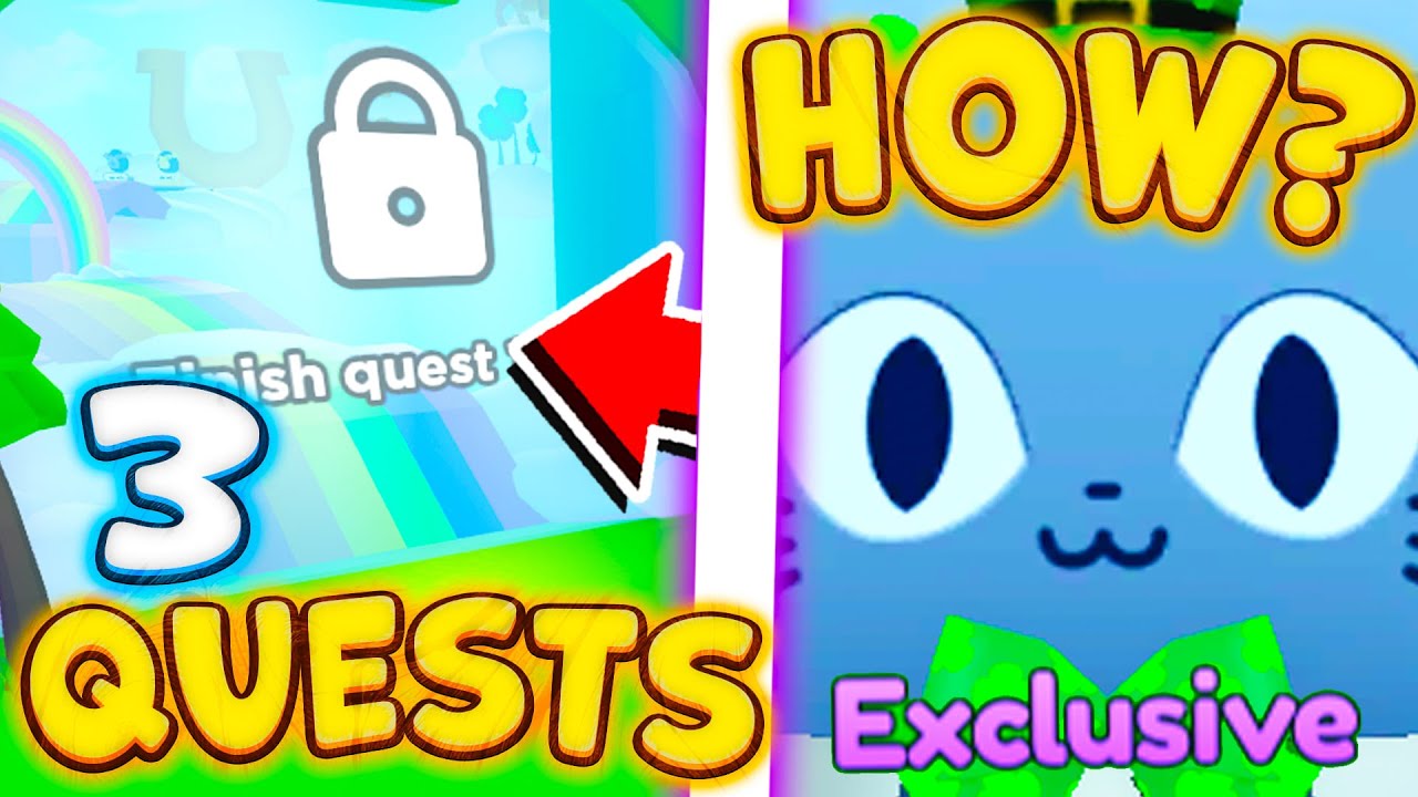 HOW TO COMPLETE 3 QUEST🍀🎁 IN PET SIMULATOR X NEW UPDATE St. Patrick’s ...