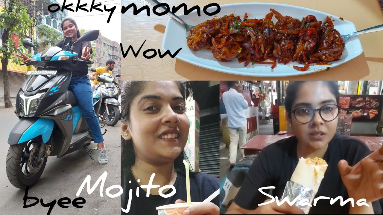 My 1st food vlog। Kolkata street food vlog।। Kolkata Newtown street ...