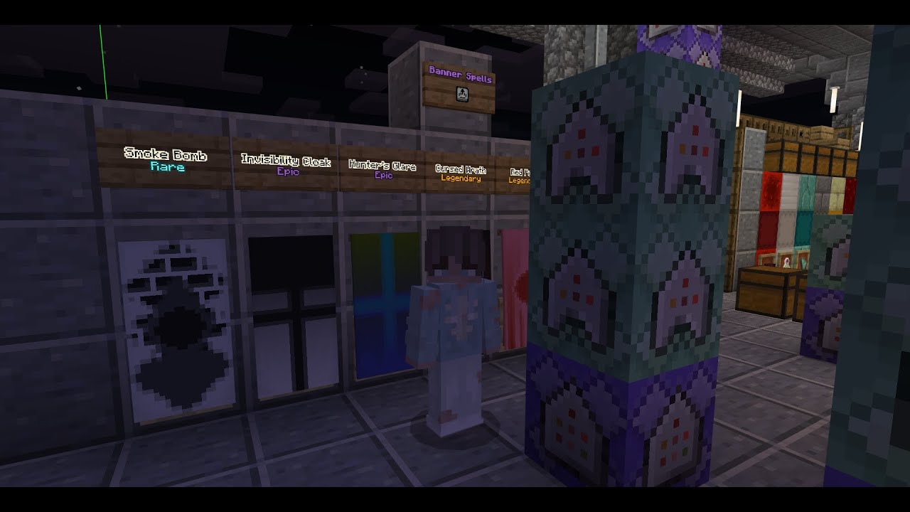 Minecraft #1 - Command Block Creations: Banner Spells - YouTube