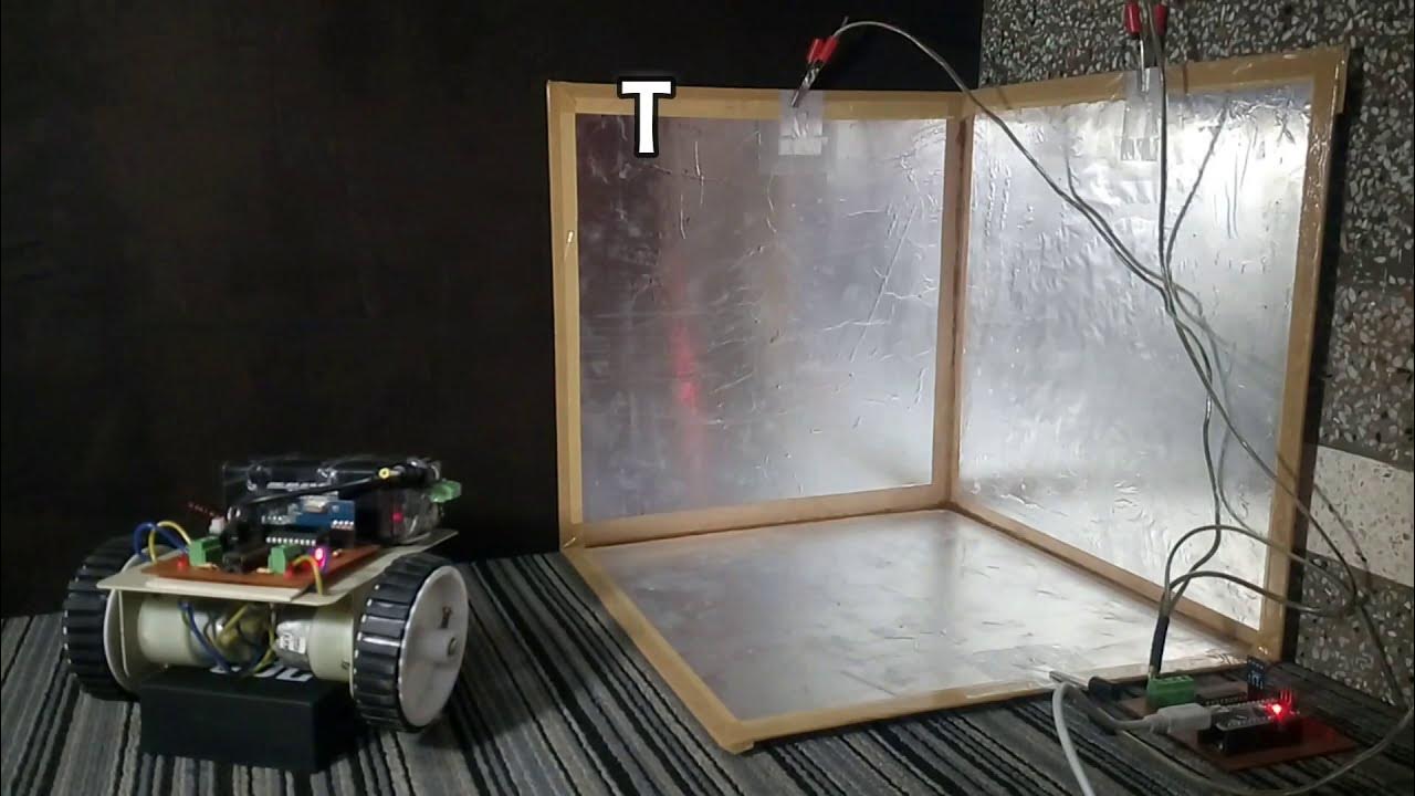 Touchless 3D Gesture Control Robot | Capacitive Touchless 3d tracking interface Robot - YouTube