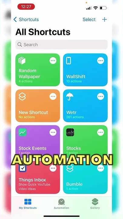 How to turn off shortcut automation notification in iOS 15.4 - YouTube