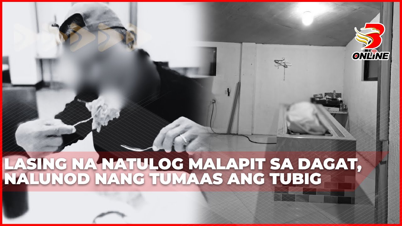 Lasing na natulog malapit sa dagat, nalunod nang tumaas ang tubig - YouTube