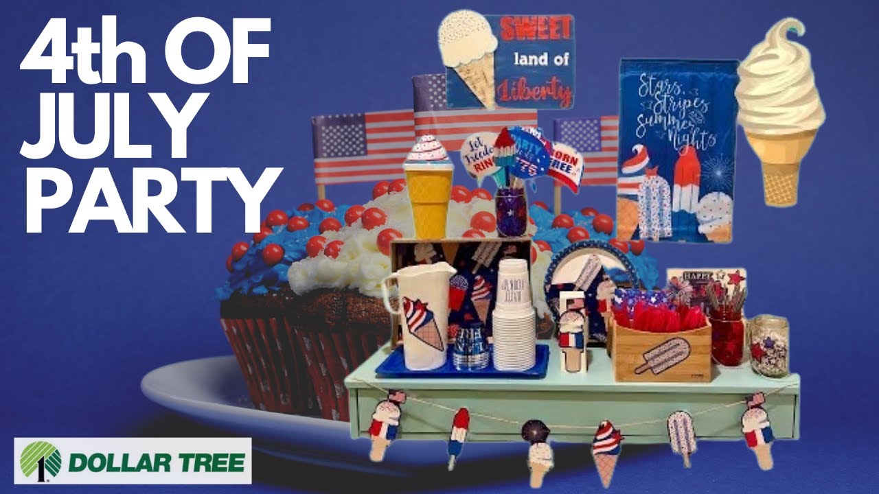 EASY Patriotic 4th of July PARTY | Dollar Tree DIY (Independence Day ...