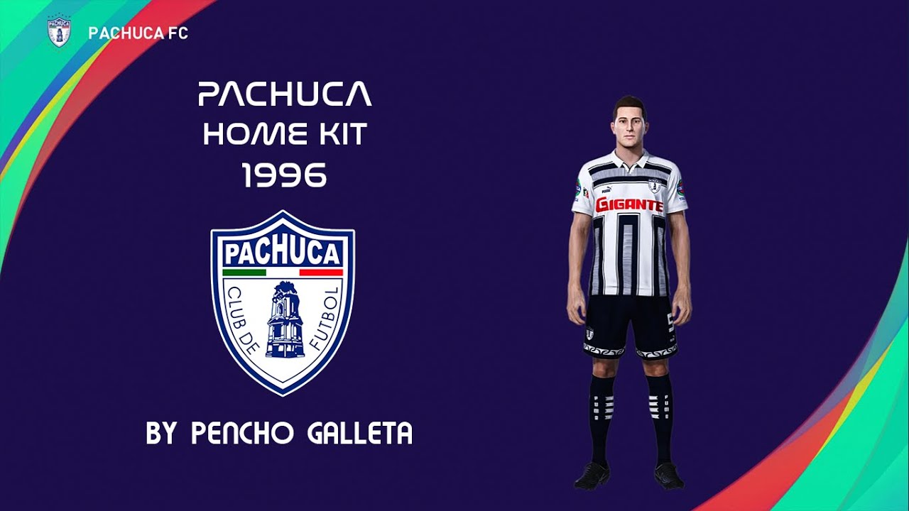 PACHUCA HOME KIT 1996 / KITS CLASICOS / PES 2021 / PS4 - YouTube