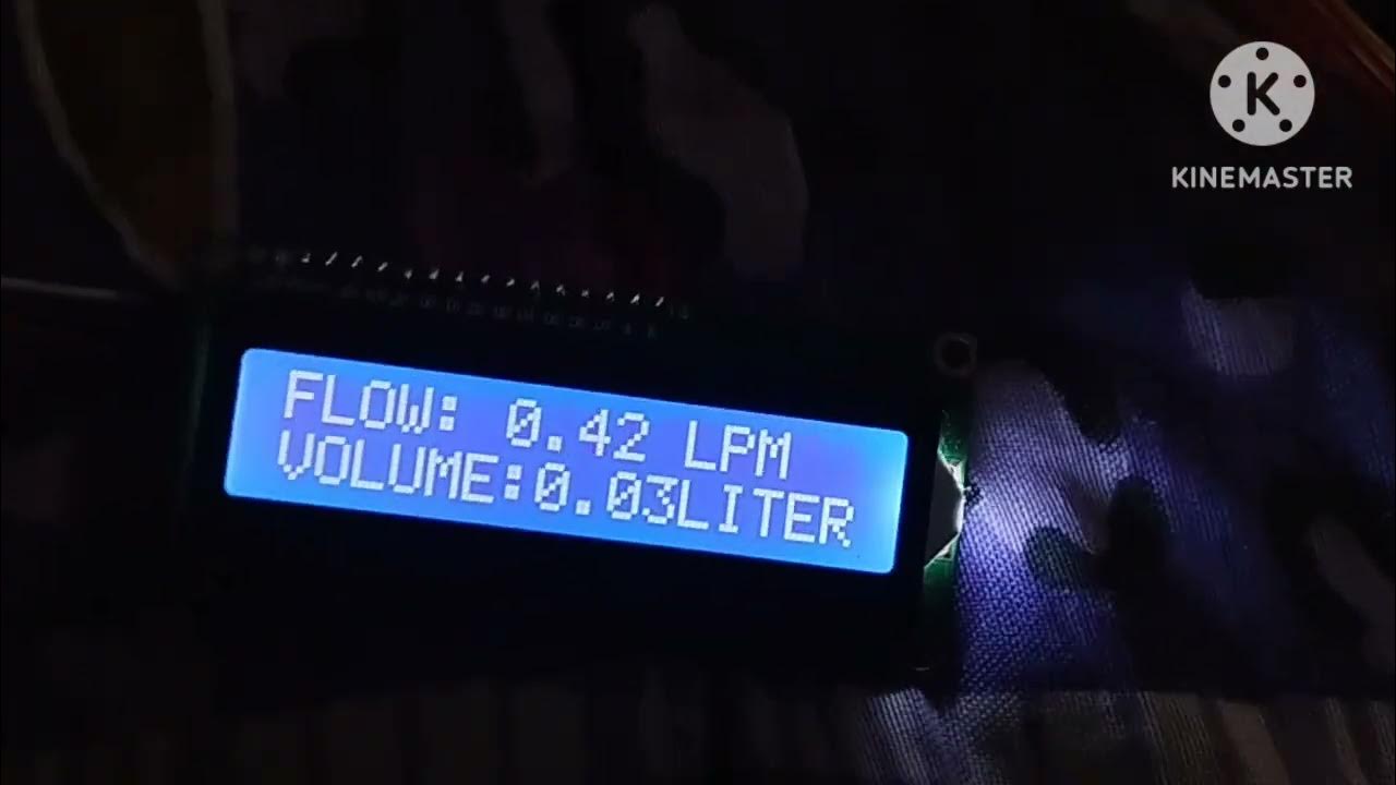 Water flow meter Arduino UNO, Arduino IDE - YouTube