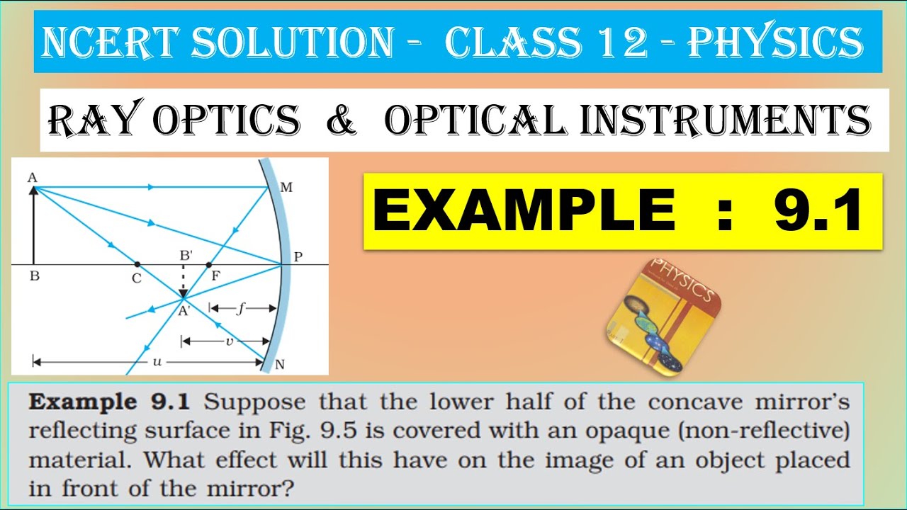 NCERT SOLUTION | CLASS 12 PHYSICS | RAY OPTICS AND OPTICAL INSTRUMENTS ...