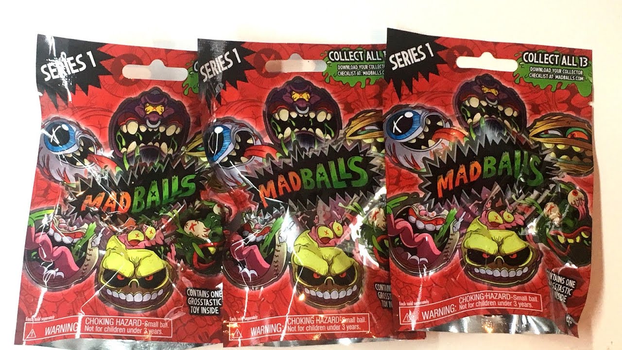 MADBALLS Complete Series 1 Blind Bag Minis and How to Collect Them all ...