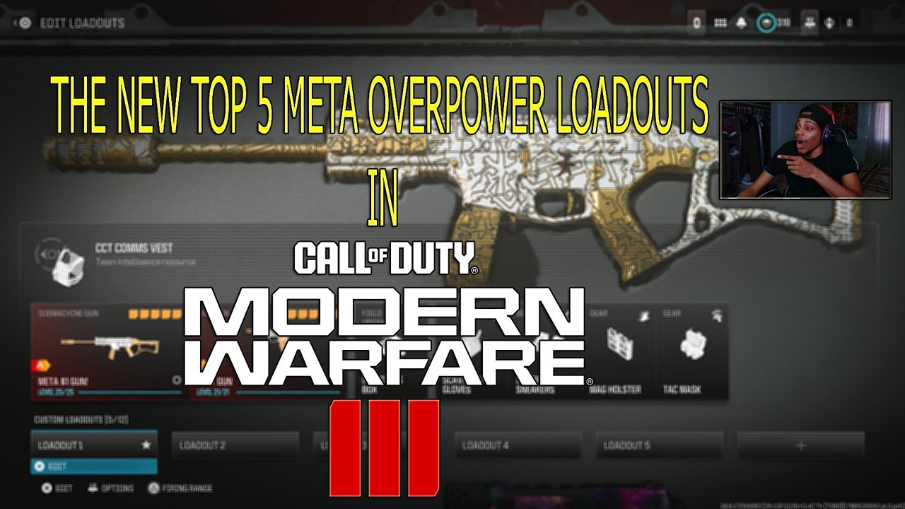 the *NEW* TOP 5 Best META OVERPOWER LOADOUTS in Modern Warfare 3 (Best ...