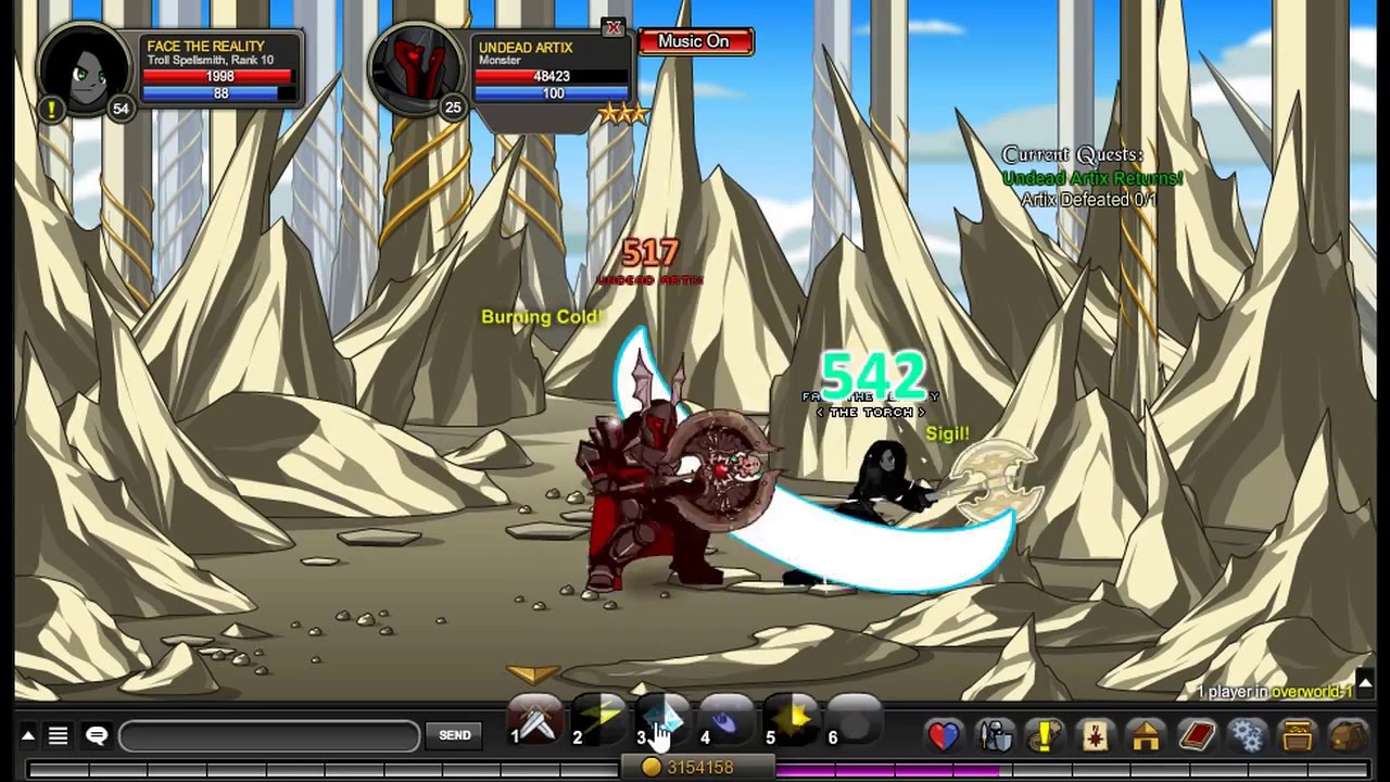 Aqw Undead Artix Solo Youtube