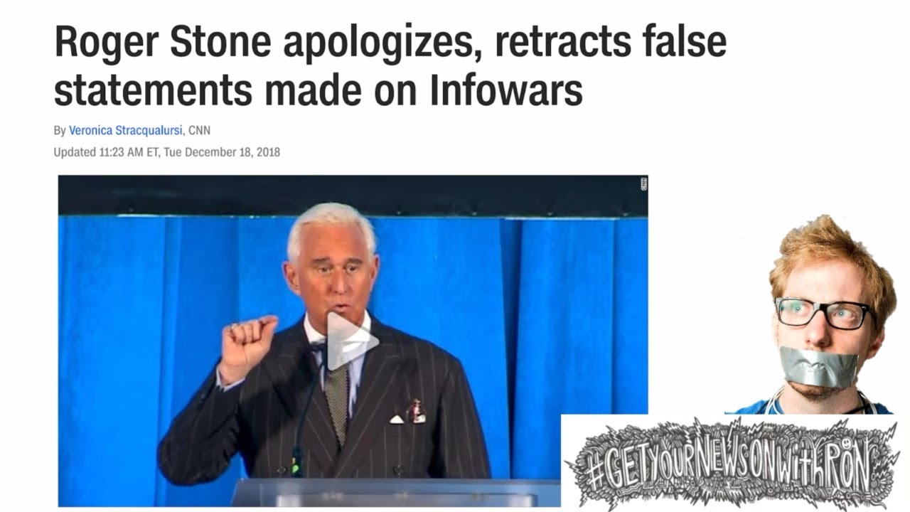 Takeaway From Roger Stone/Infowars Confession - YouTube
