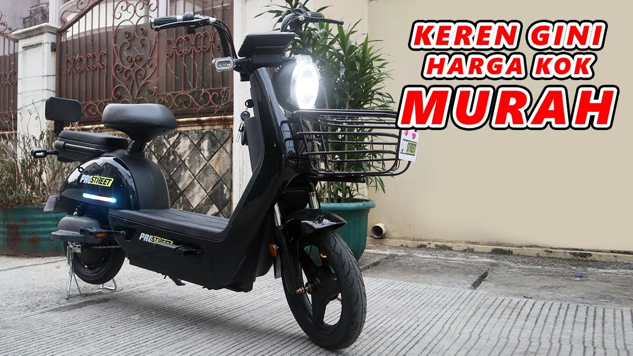 REKOMENDASI LAGI, SEPEDA LISTRIK MURAH !! PROSTREET KITKAT - YouTube