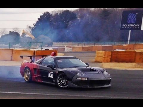 Drifting NSX ドリフト - Tsukuba Circuit 筑波サーキット - YouTube