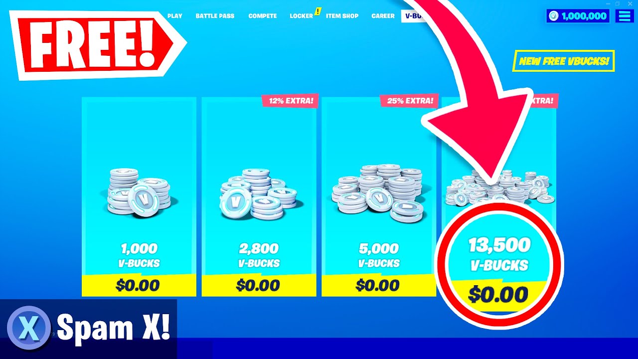 VBUCKS SYSTEM GLITCH GIVES FREE UNLIMITED VBUCKS IN FORTNITE SEASON 4 ...