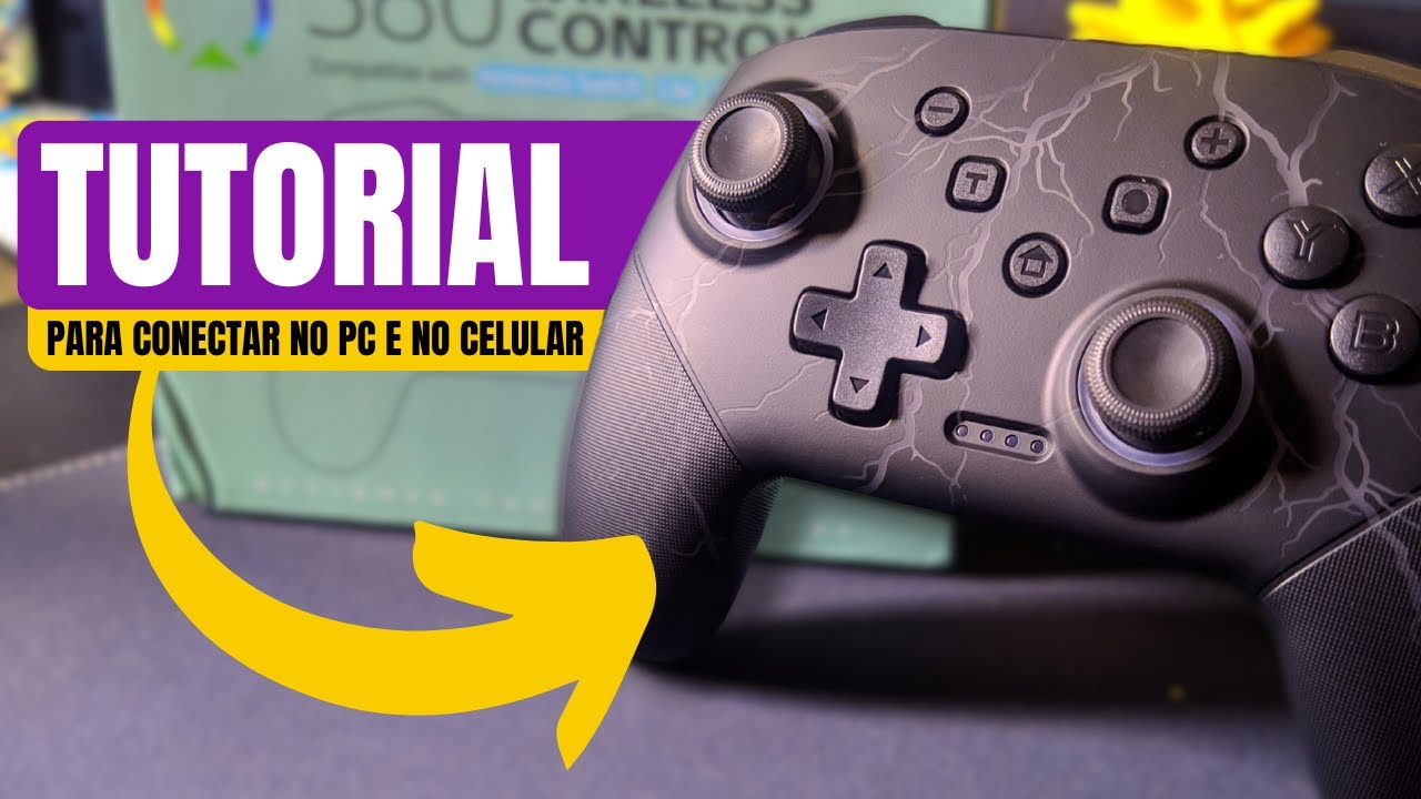 Veja como conectar o controle DATA FROG S80 no PC e no CELULAR ...