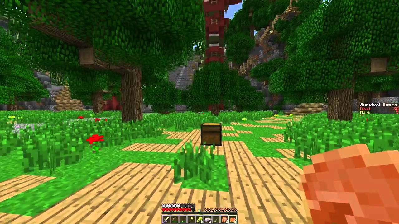 Minecraft Hunger Games Ep 3 : Crawler Zombie! - YouTube