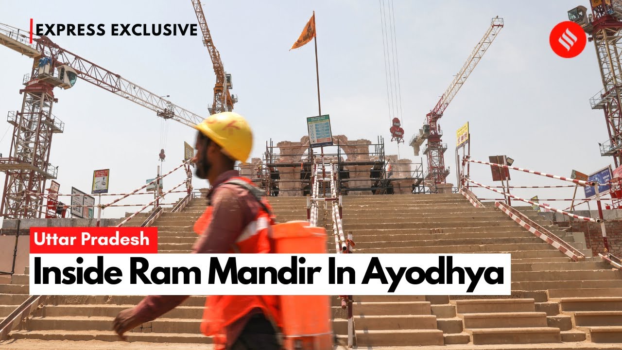 Inside Ram Mandir In Ayodhya | Uttar Pradesh | Ram Mandir Construction ...