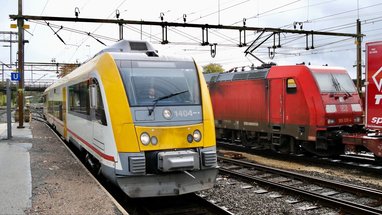 Tåg i Nässjö (Y1, X2000, lok 185 mm.) - YouTube