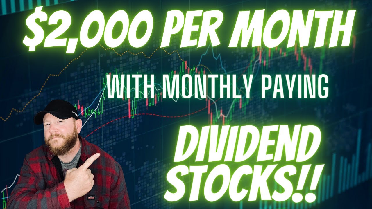 6 Monthly Paying Dividend Stocks that Will Pay Your Bills! & How to ...