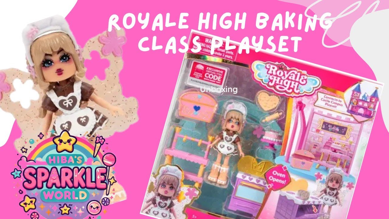 Hiba's Royale High Baking Class Playset Unboxing and Review - YouTube