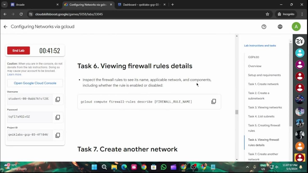 Configuring Networks via gcloud | Arcade 2024 #GSP630#arcade#goolgecloud#solution#cloud - YouTube
