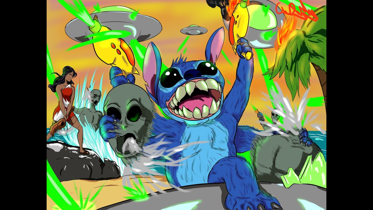 Lilo and Stitch Hardcore Speedpaint - YouTube