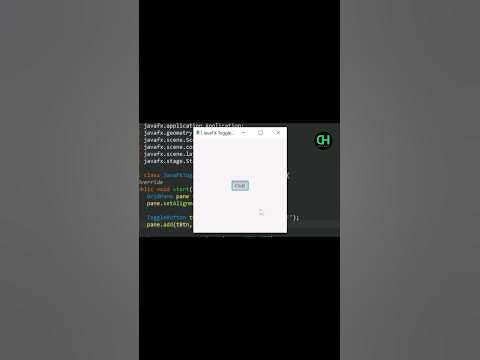 Create ToggleButton in JavaFX #DarkHers #darkhers #programming #java #bhfyp #youtubeshorts # ...