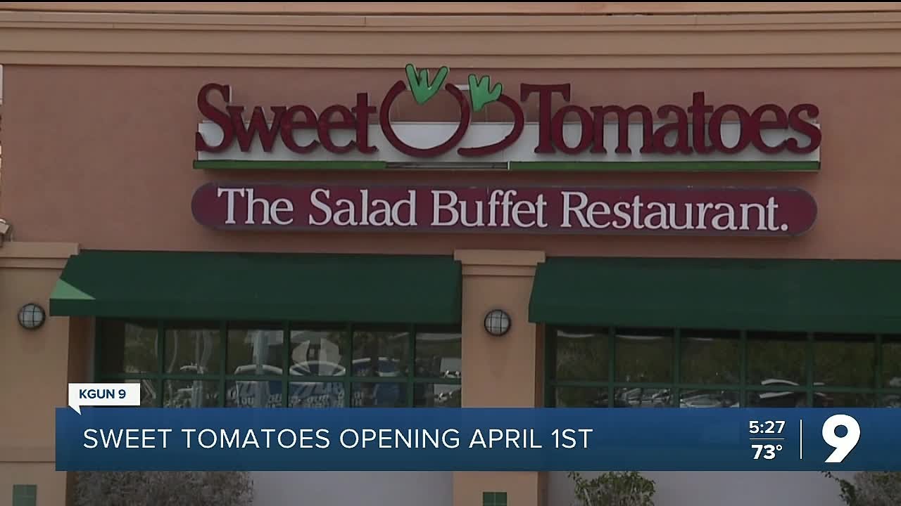 Sweet Tomatoes Reopening April 1st - YouTube