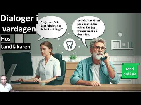 Dialoger i vardagen - Boka tid hos tandläkare och få behandling - YouTube