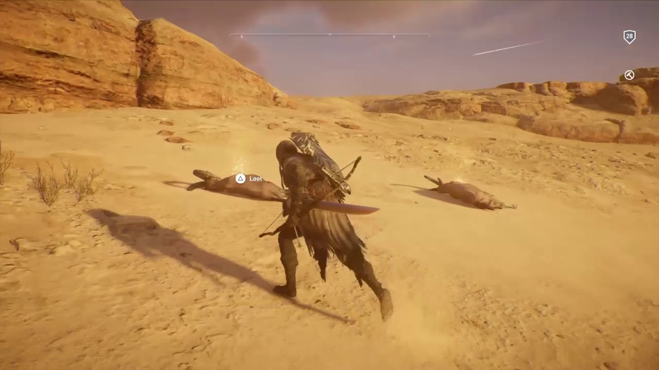 AC Origins, Light Bow sniper shot. - YouTube