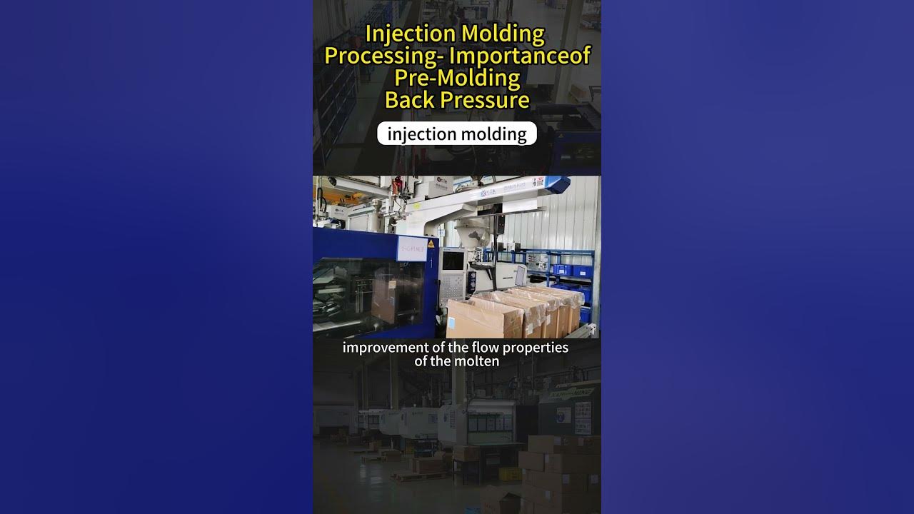 Importance of pre-molding back pressure in injection molding process！ #factory #injectionmolding ...