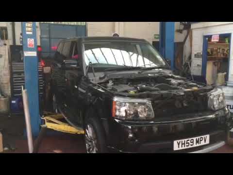 Range rover sport engine repair - YouTube
