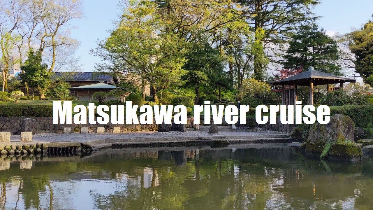 Matsukawa Pleasure Boat cruise at Toyama Castle Park in Japan - YouTube