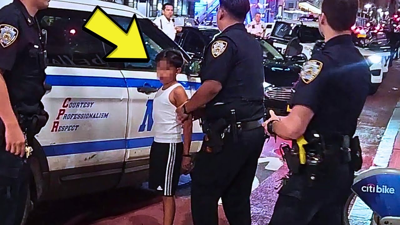 Little Boy Stands Alone At Night, Cop Immediately Arrests Him After He ...