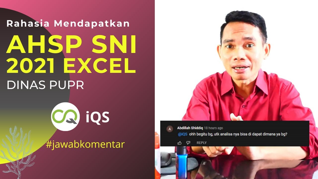 Rahasia Mendapatkan AHSP SNI 2021 | AHSP SNI 2021 Excel #ahsp # ...