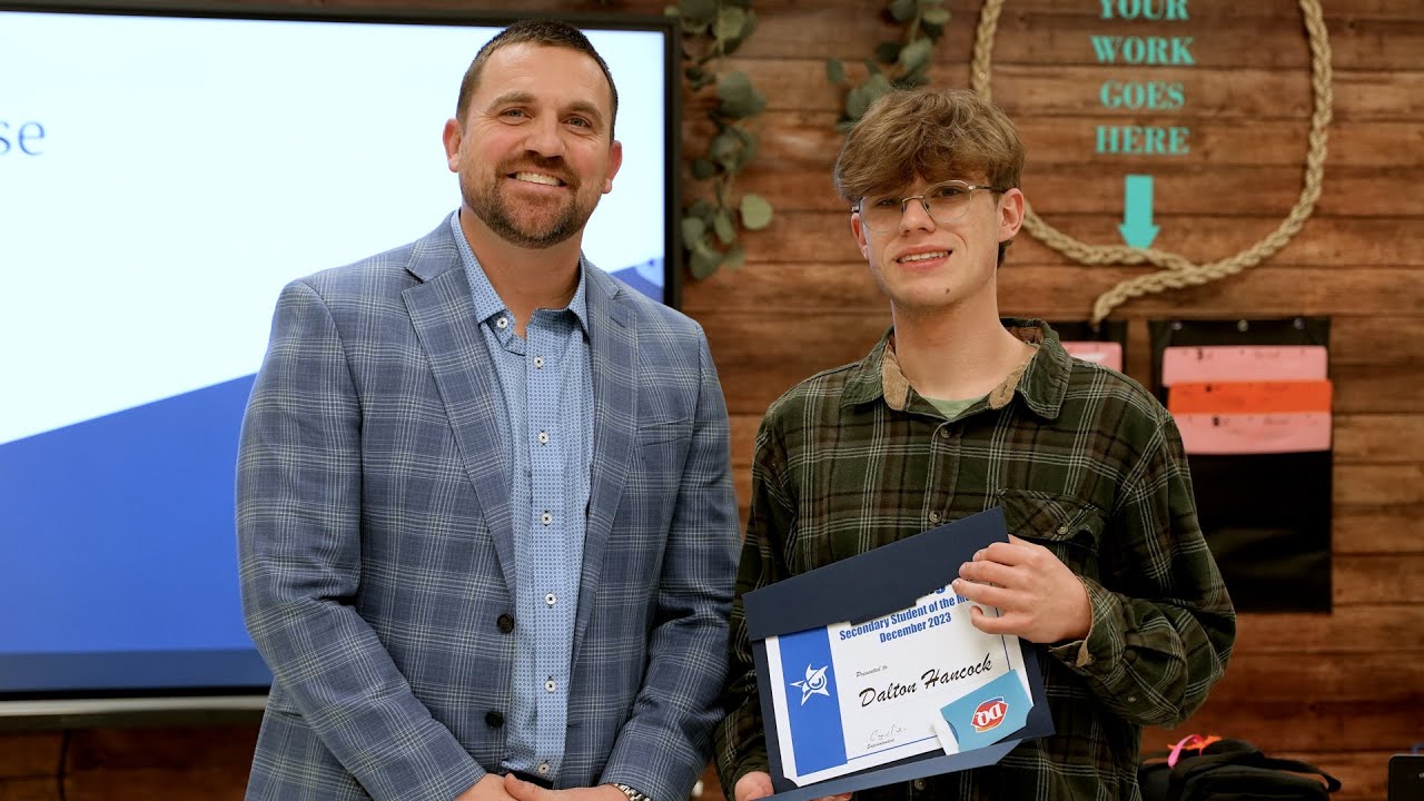 Outstanding Owl Secondary Student of the Month for December 2023 - YouTube