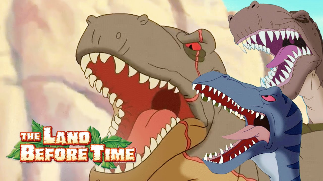 Best Sharptooth Moments! | The Land Before Time | Animated Cartoons For ...