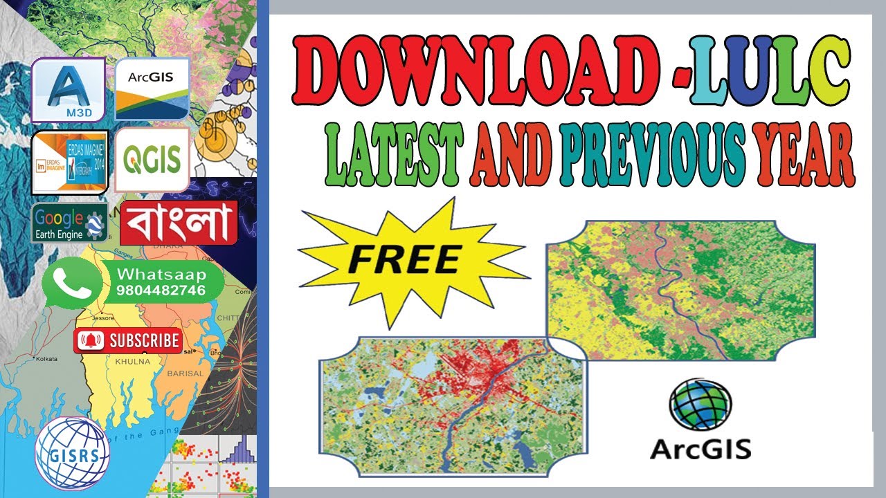 How to download and prepare high resolution Free Latest LULC map for ...