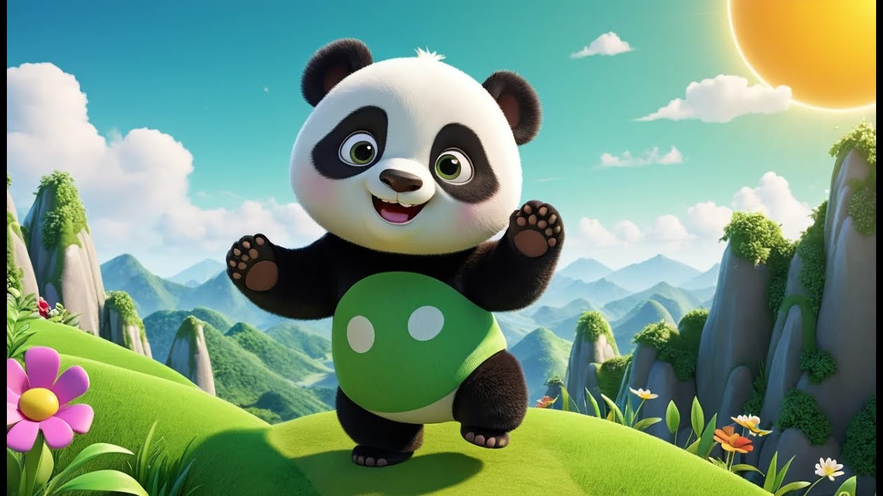 Counting 10 Little Pandas on Number Mountain | Fun Counting Song for ...