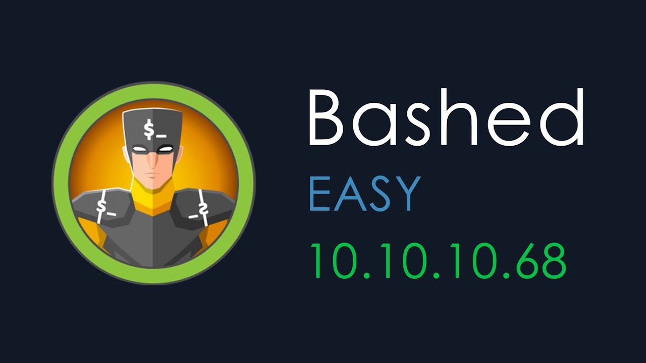Hackthebox - Bashed - phpbash, linpeas, rsg - YouTube