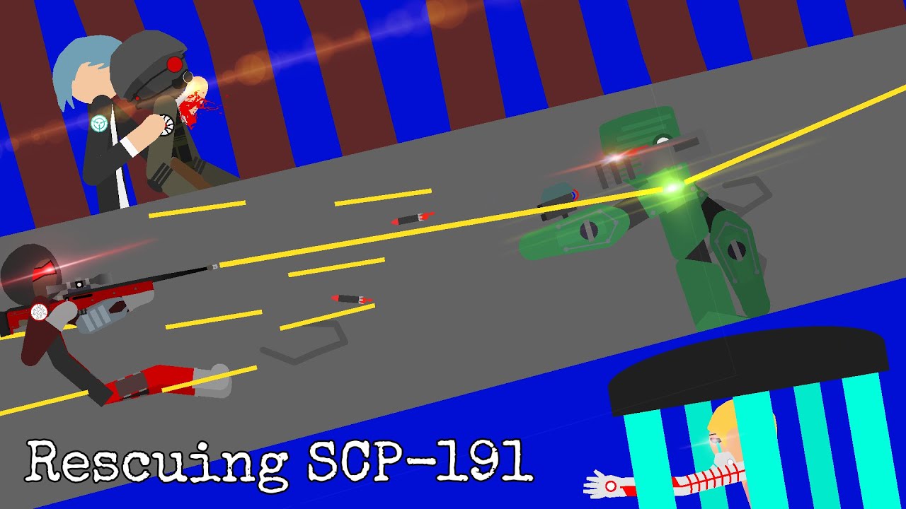 Rescuing SCP-191 Stick Nodes Animation | SCP:- Secure and Containing - YouTube