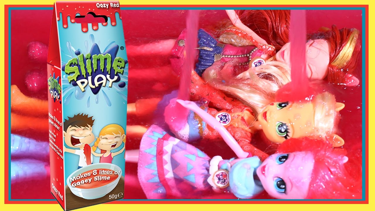 SLIME PLAY Bath W/ Pinkie Pie, Apple Jack, Sunset Shimmer Turns Water ...