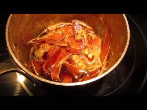 How to Make Candied Ginger . homemade with honey. - YouTube