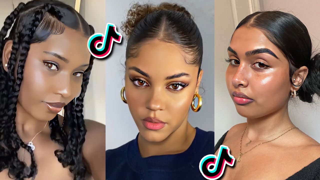 Beautiful Black Girls Curly Braid Hairstyle (3A-4A) Compilation Tiktok ...