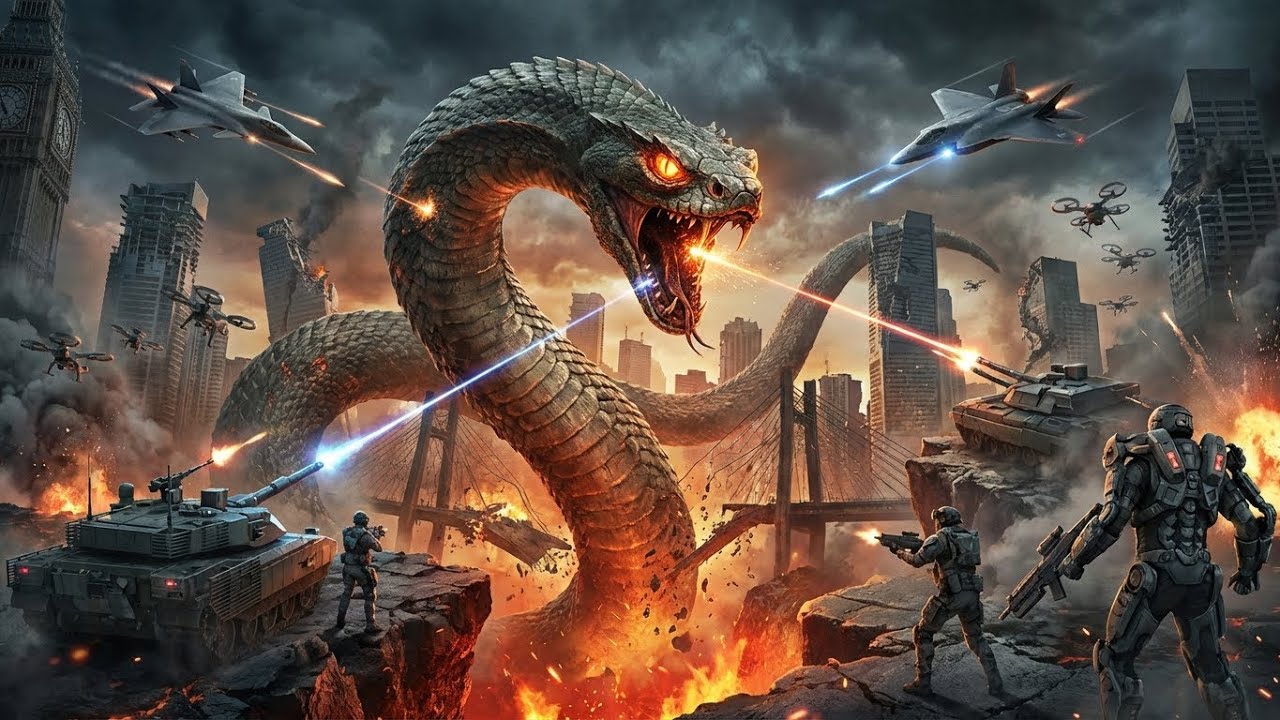 THE TITAN SERPENT AWAKENS – The Ultimate Battle to Destroy the City ...