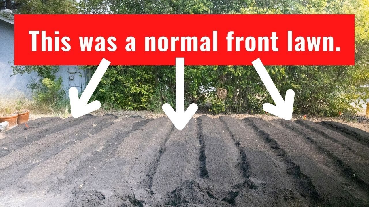 How We Added 8 Cu. Yards of Compost to Our Garden - YouTube