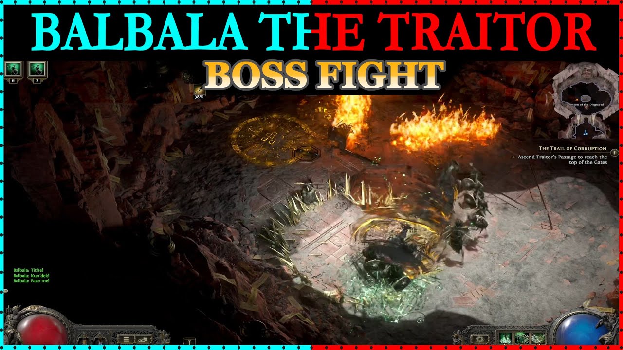 Balbala The Traitor - Path of Exile 2 BOSS FIGHT - YouTube