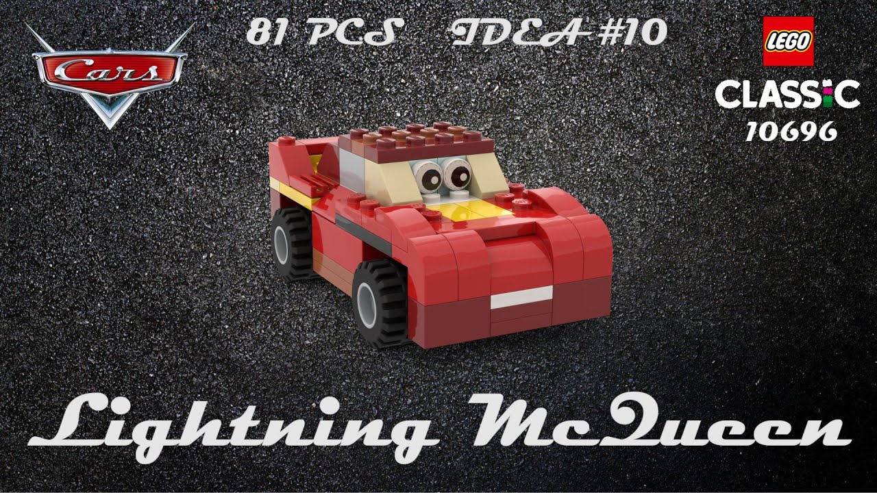 Lego Classic 10696 Lightning McQueen Cars Pixar (Tutorial) IDEA№10 ...